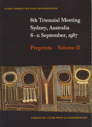 ICOM Committee for Conservation, 8th triennial meeting, Sydney ...