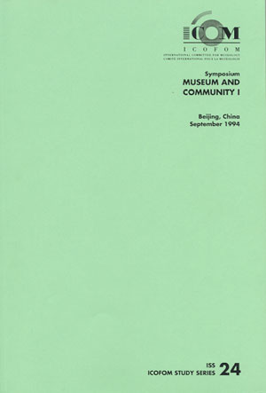 Museum and community, I. - International Council of Museums ...