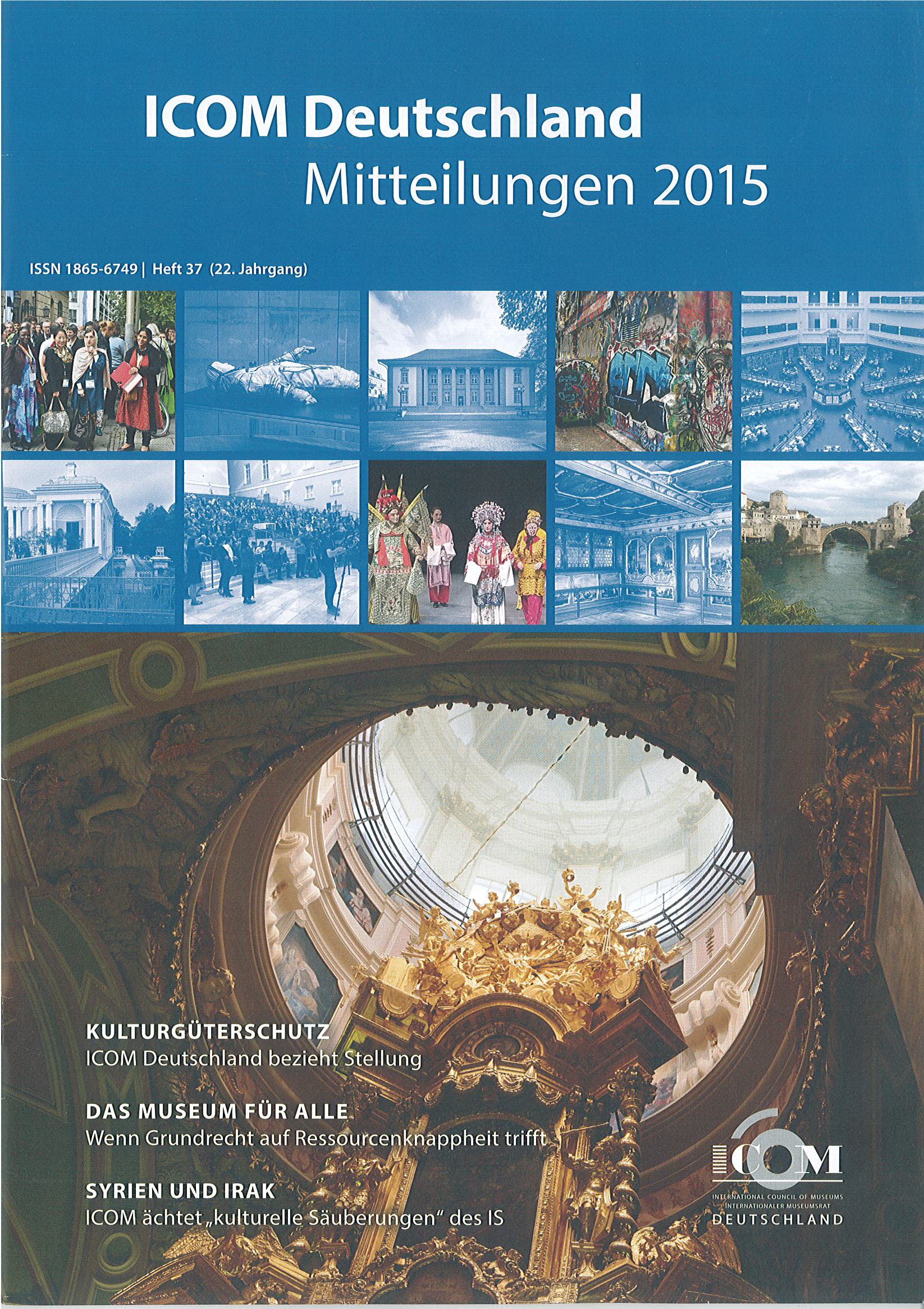 ICOM Deutschland Mitteilungen 2015 (Heft 37, 22. Jahrgang ...